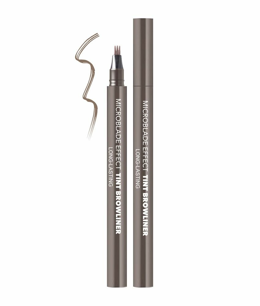 Маркер для бровей Microblade Effect Tint Browliner 21 русый BELOR DESIGN