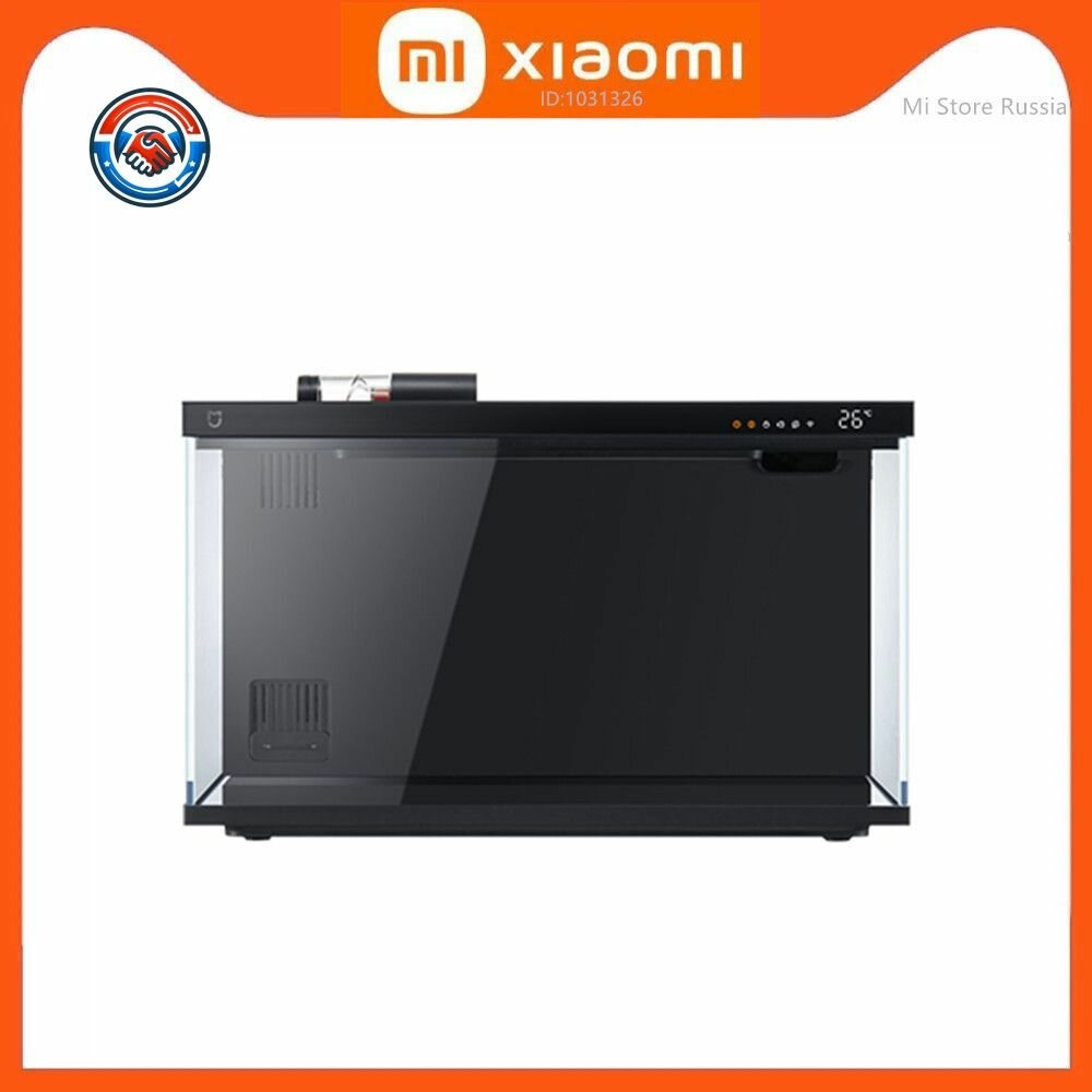 Аквариум для дома и офиса, прозрачный стеклянный аквариум-цилиндр, уютный декор для рыбок и растений, компактный и стильный