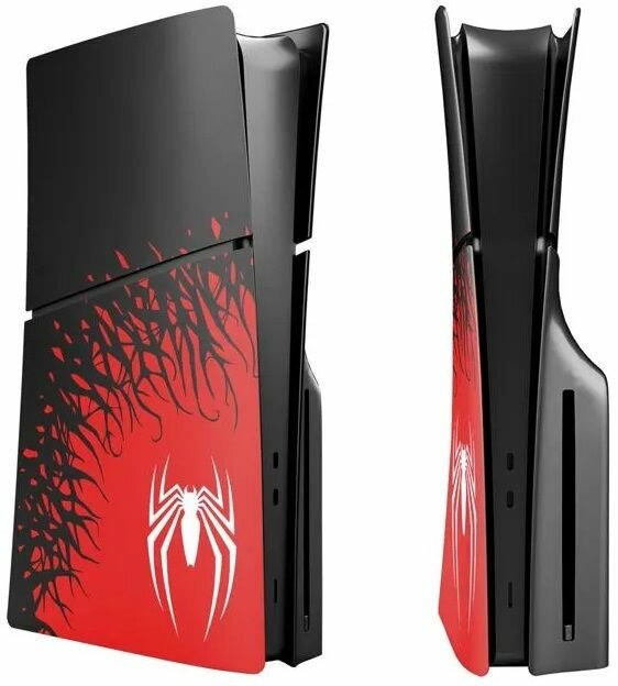 Съёмные боковые панели для PS5 Slim с дисководом (Spider-Man 2 ver 1.0) (PS5)