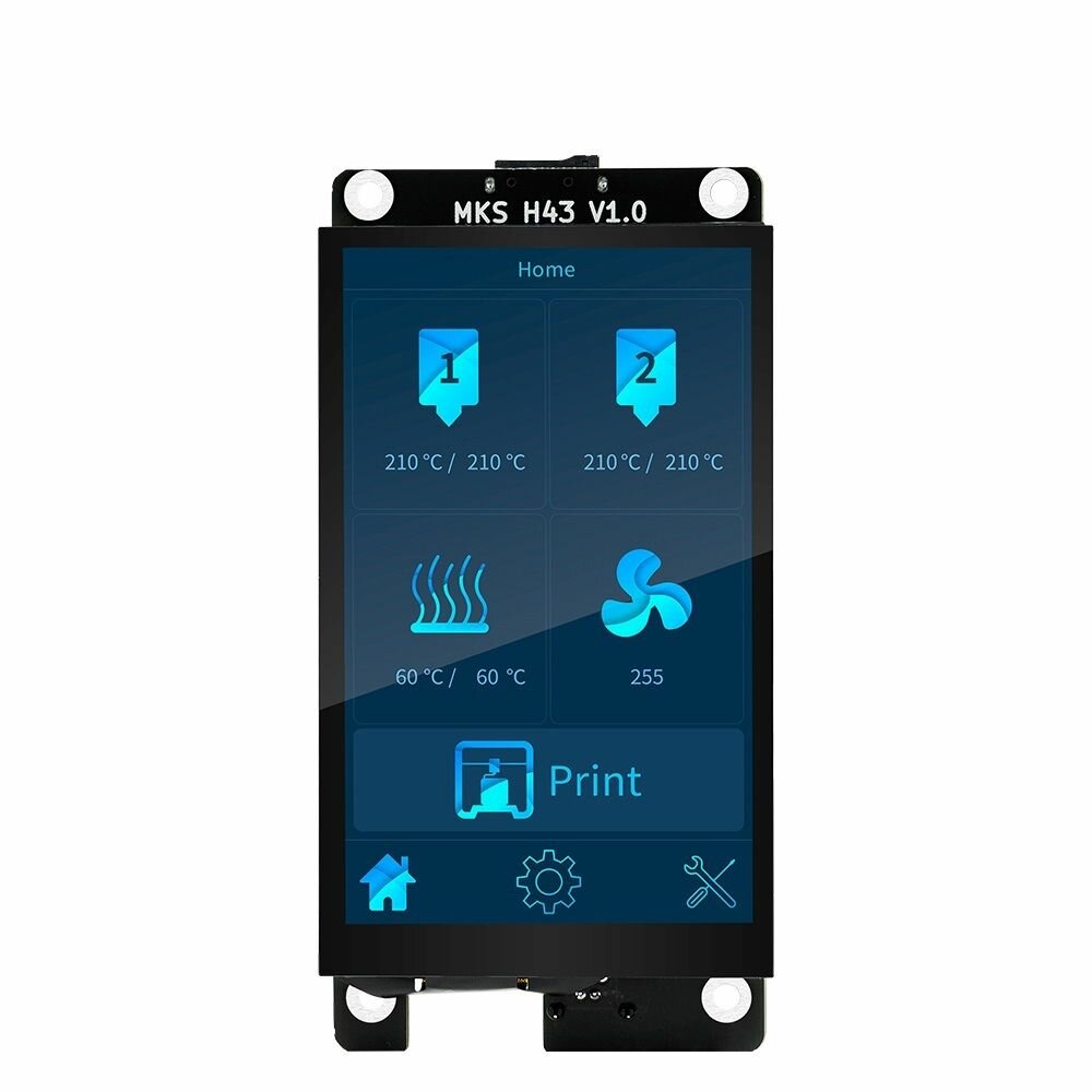 Дисплей сенсорный MKS H43 4,3-дюймовый IPS LCD