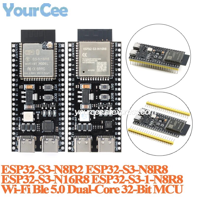 ESP32-S3-N8R2 Модуль с паячной площадкой — фото 1