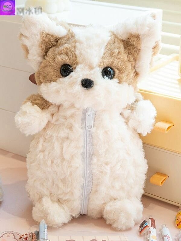 WQT плюшевый пенал с Стисом, милые канцелярские товары, форма корги