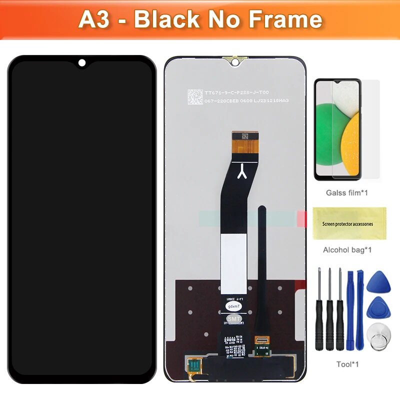 OEM для Xiaomi Redmi A3 6,71 'для Redmi A3 23129RN51X ЖК-дисплей, сменный Black NO Frame