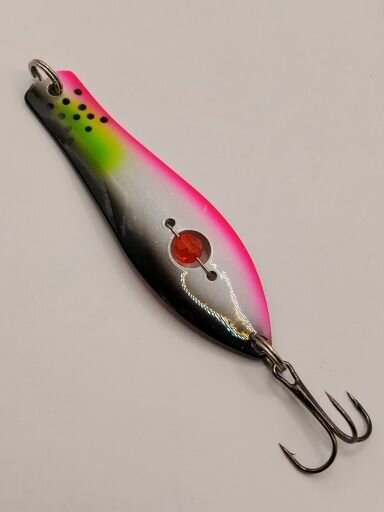 Блесна колебалка Kuusamo Professor 80мм, 15гр на хищника, тройной крючок