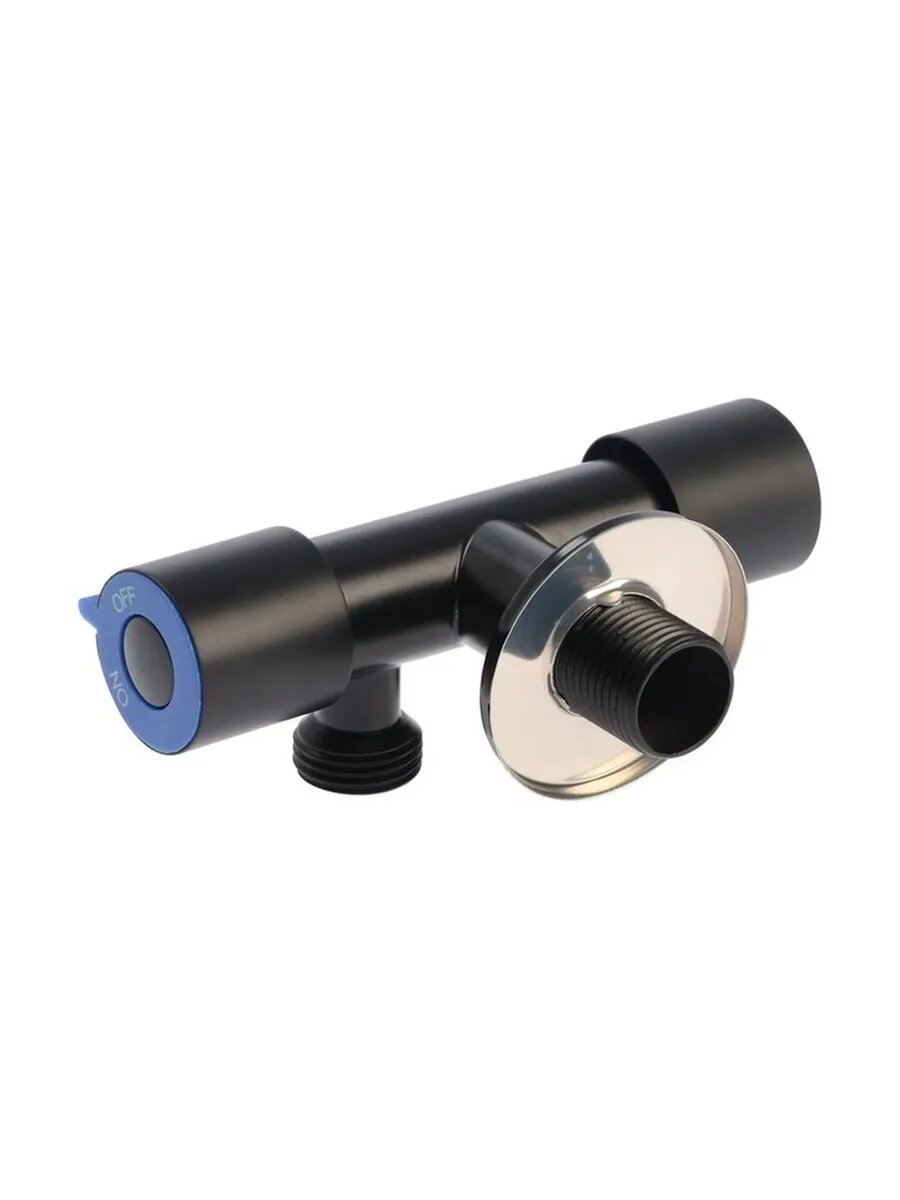 Двойной кран из нержавеющей стали с керамическими вентилями