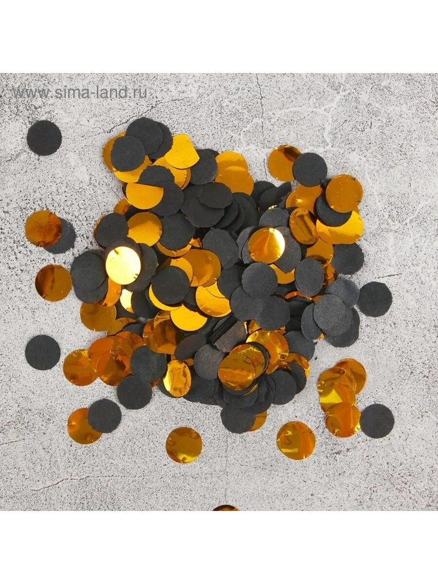 Золотое конфетти для ярких праздников