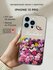 Чехол на Apple iPhone 13 Pro / Айфон 13 Про с принтом "Букет счастья"