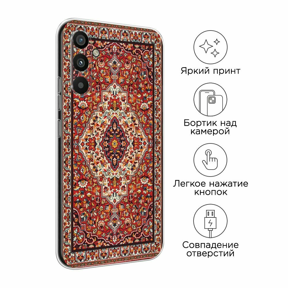 Чехол на Samsung Galaxy A34 / Самсунг A34 с принтом "Красный ковёр" — фото 1