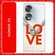 Чехол на Honor 70 / Хонор 70 с принтом "Love holding hands - 14 февраля", прозра...