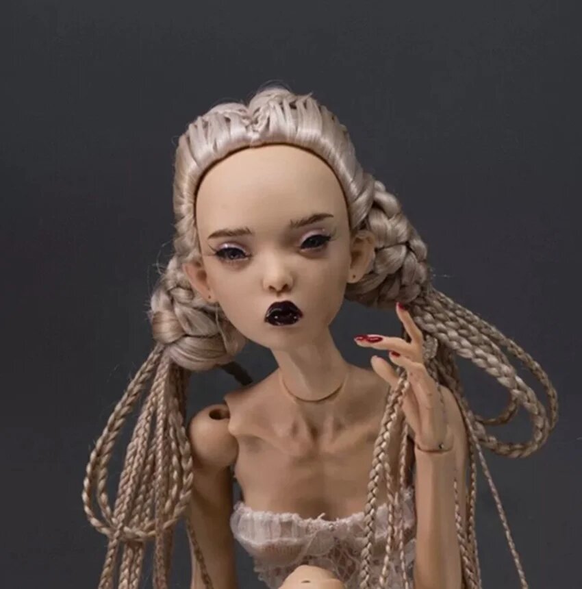 Шарнирная кукла BJD SD 1/4 телесного цвета Felix White skin, only head no body