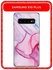 Чехол на Samsung Galaxy S10 + / Самсунг Галакси S10 Плюс с принтом "Розовые мрам...