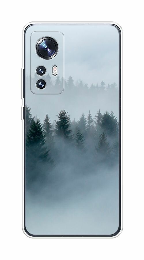 Чехол на Xiaomi 12/12X/12S / Сяоми 12/12X/12S с принтом "Лес в тумане"