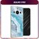Чехол на Realme 11 Pro / Реалми 11 Про с принтом "Нежно-голубой мрамор"