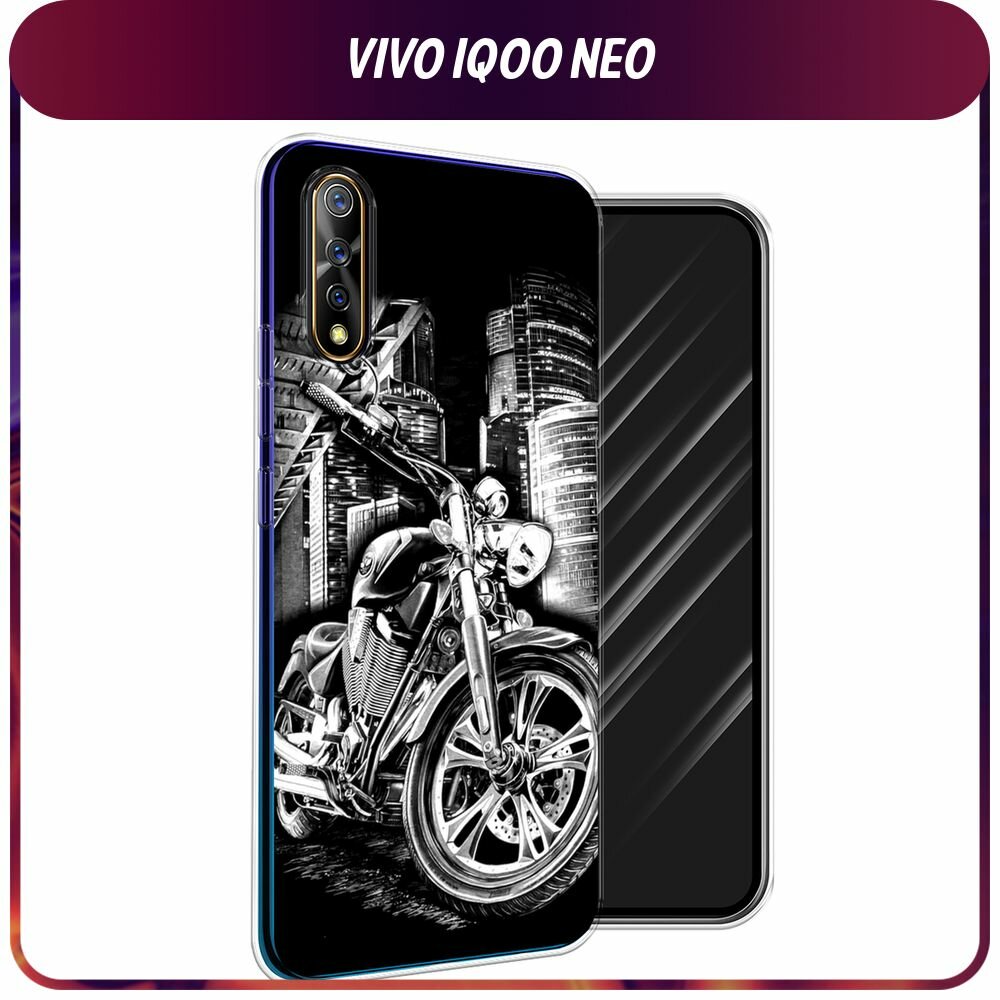 Чехол на Vivo iQOO Neo/V17 Neo / Виво iQOO Neo/V17 Neo с принтом "Крутой байк"