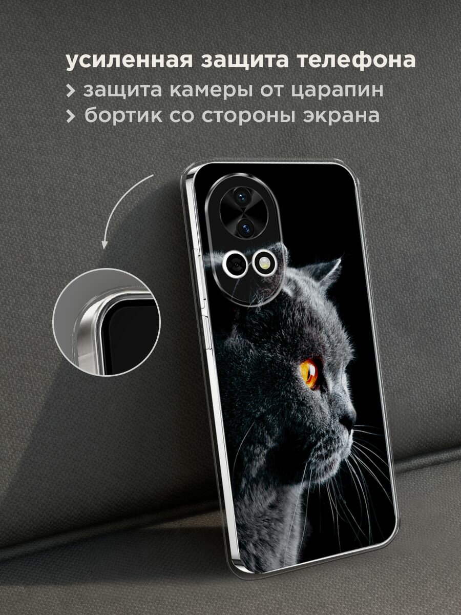 Чехол на Huawei Nova 12/Nova13 / Хуавей Нова 12/Нова 13 с принтом "Благородный кот британец" — фото 1