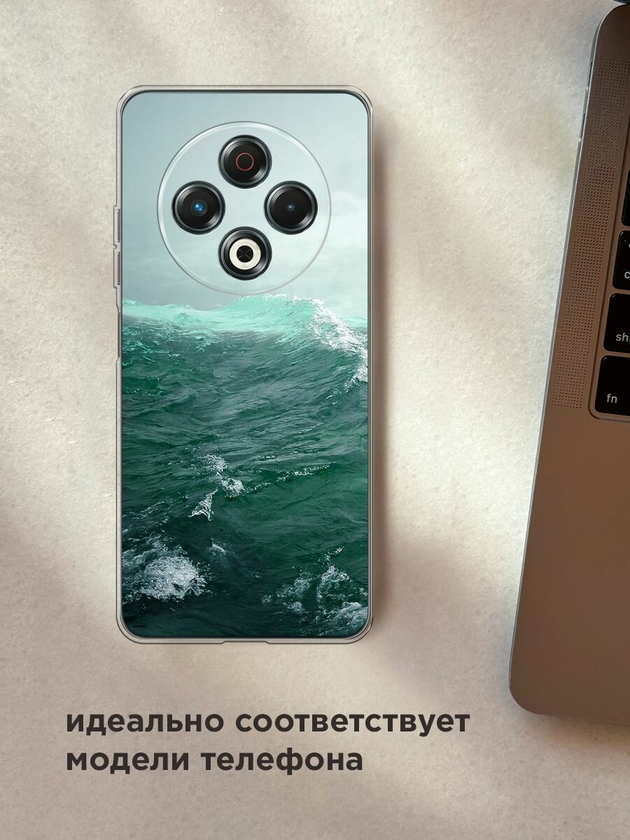Чехол на Tecno Spark 30 / Текно Спарк 30 с принтом "Волны 12" — фото 1