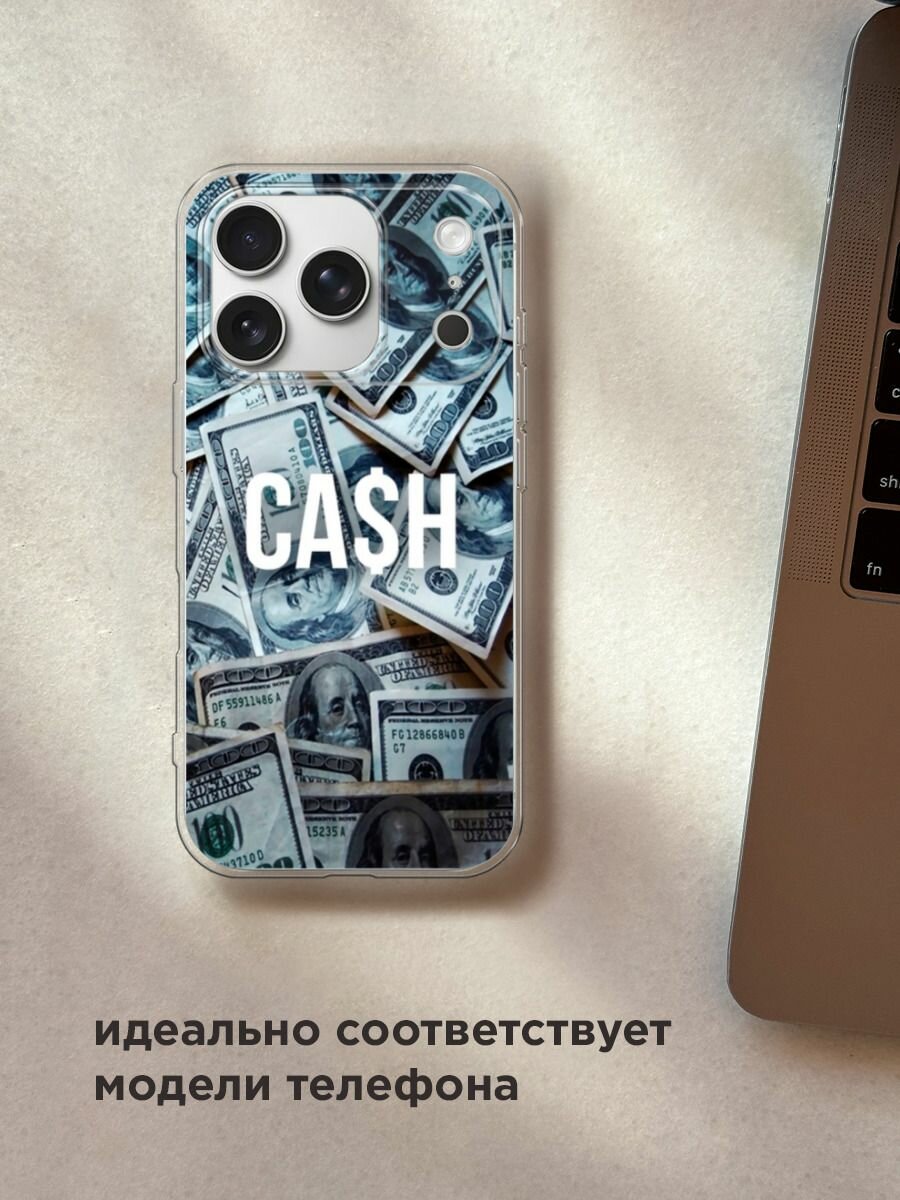 Чехол на Apple iPhone 17 Pro / Айфон 17 Про с принтом "Cash" — фото 1