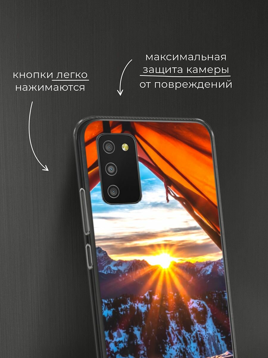 Чехол на Samsung Galaxy A02s / Самсунг Галакси A02s с принтом "Горы 7" — фото 1