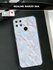 Чехол на Realme Narzo 50A / Реалми Нарзо 50A с принтом "Сиреневый мрамор"