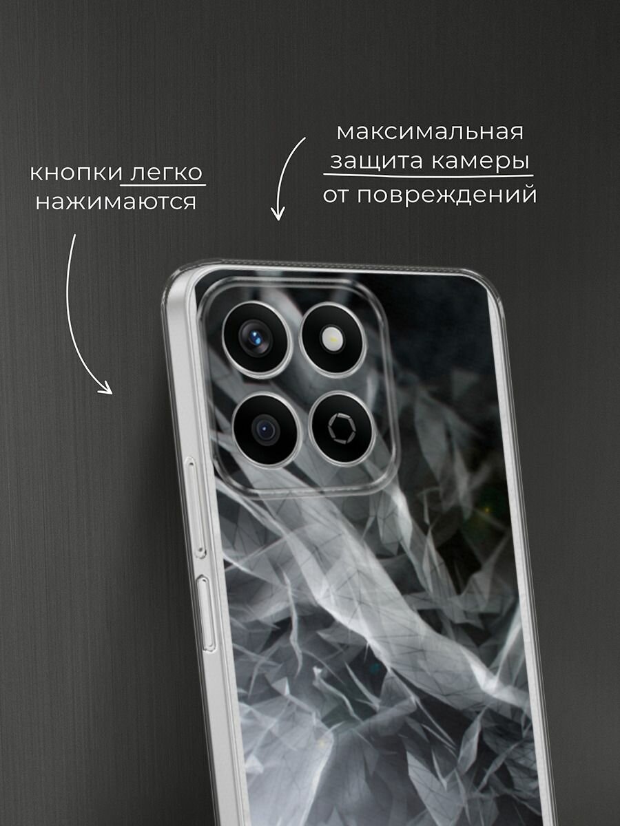 Силиконовый чехол на Honor X7c / Хонор X7c с принтом "Абстракция 9" — фото 1