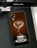 Силиконовый чехол на Oppo A17K / Оппо A17K с принтом "Кофейная любовь"