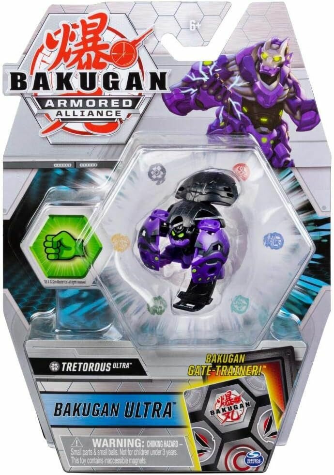 Bakugan Evolutions, серия Platinum настоящий металл, 2 ядра Bakugan и карточки персонажей (игрушечный подарок для детей)