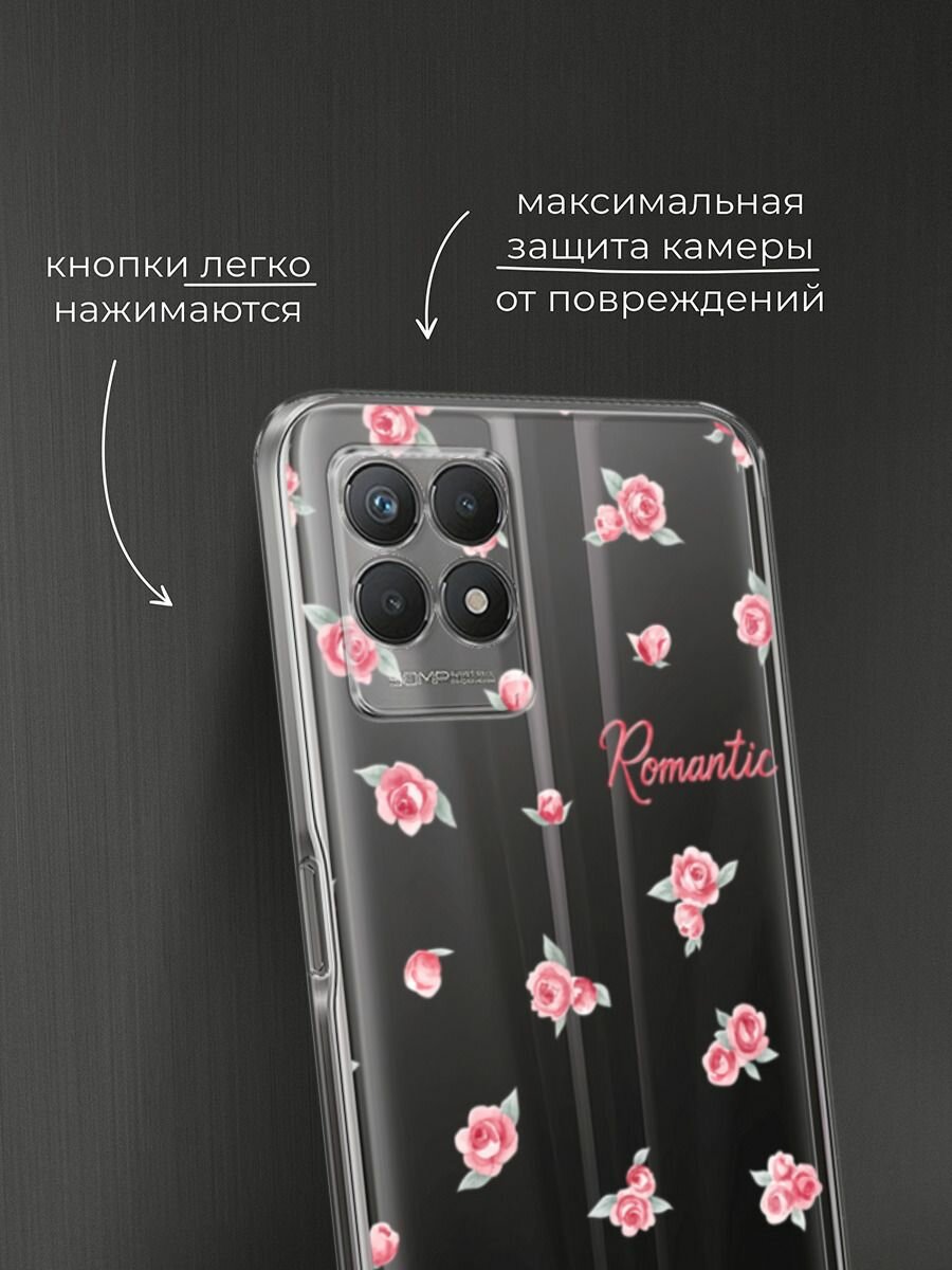 Чехол на Realme 8i / Реалми 8i с принтом "Romantic 3" — фото 1