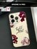 Чехол на Apple iPhone 14 Pro / Айфон 14 Про с принтом "Надпись в цветах"