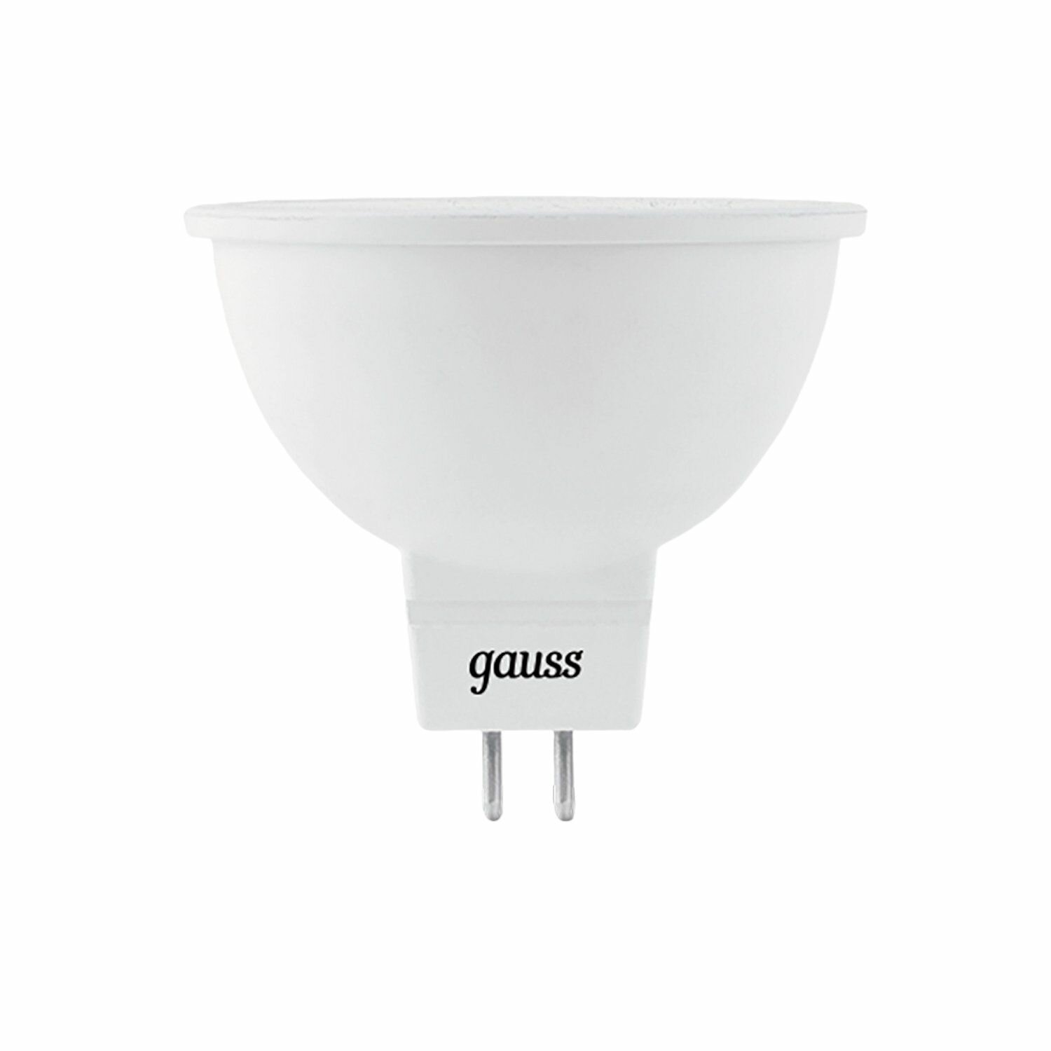 Лампа светодиодная Gauss Black MR16 LED 9 Вт, 830 Лм, 4100К, софит, нейтральный, цоколь GU5.3, AC 220В