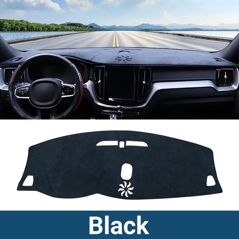 Накидка На Приборную Панель YaLumei Из Фланели, Нескользящая, Для Volvo XC60 2018-2025