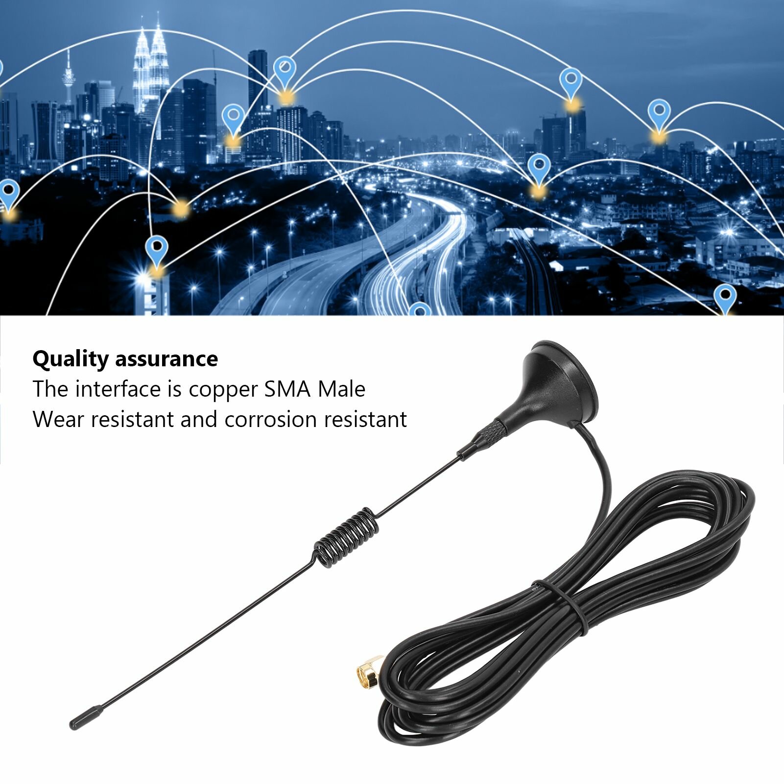 Сигнальная антенна 2G 3G GSM прием сигнала Всенаправленная антенна с высоким коэффициентом усиления и магнитным основанием для GPRS