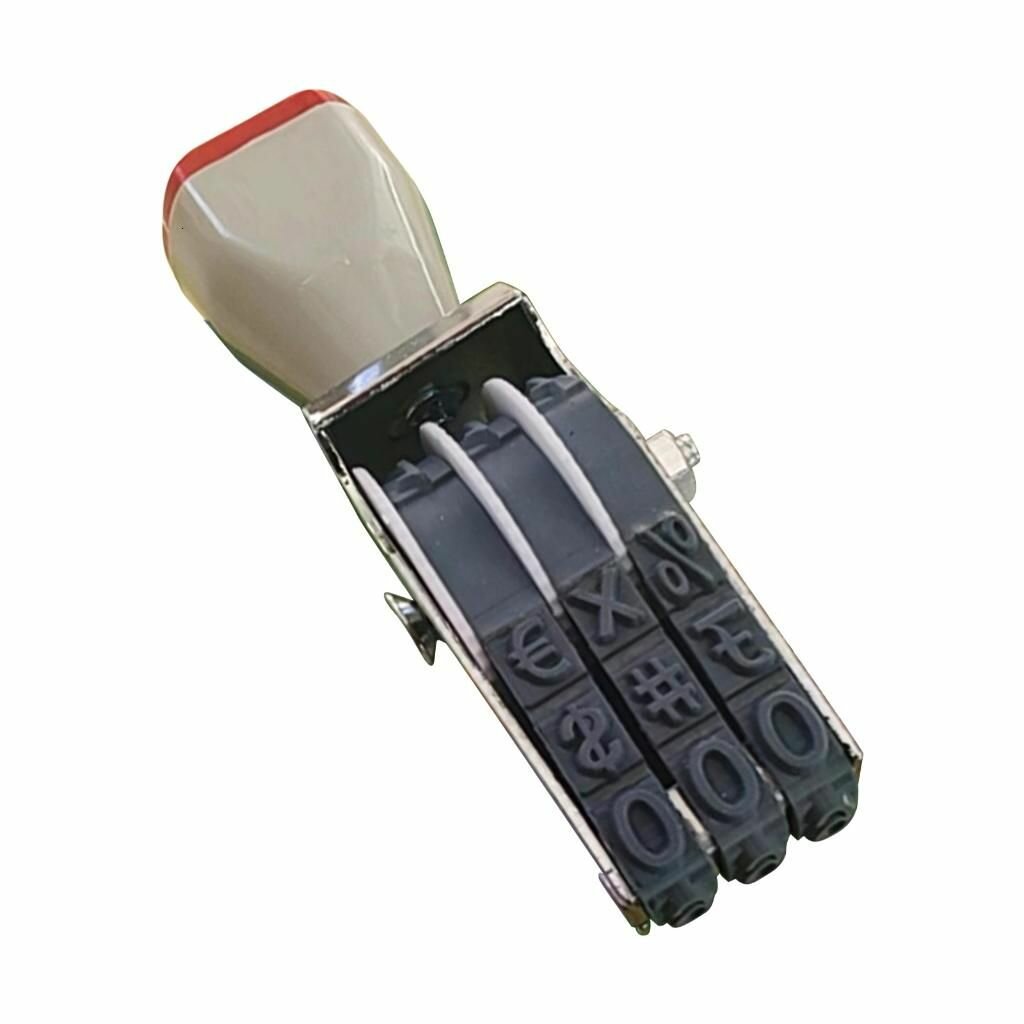 Вращающийся числовой штамп 0-9, - Стиль А