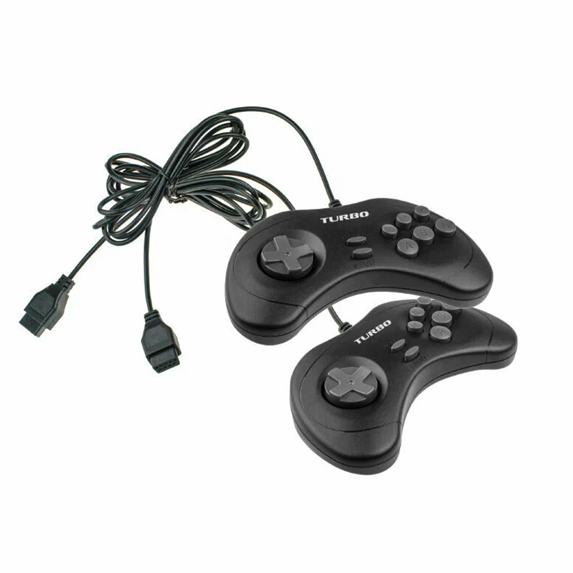Джойстик DVTech "Turbo", 32-JS, проводной, черный, 12 кнопок
