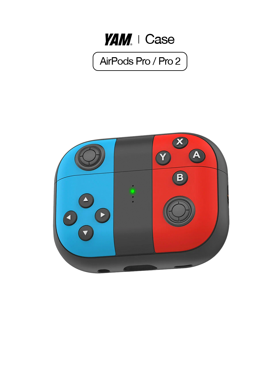 Чехол Yamcase, силикон, ударопрочный, влагозащищённый, покрытие soft-touch, для AirPods Pro, Pro 2