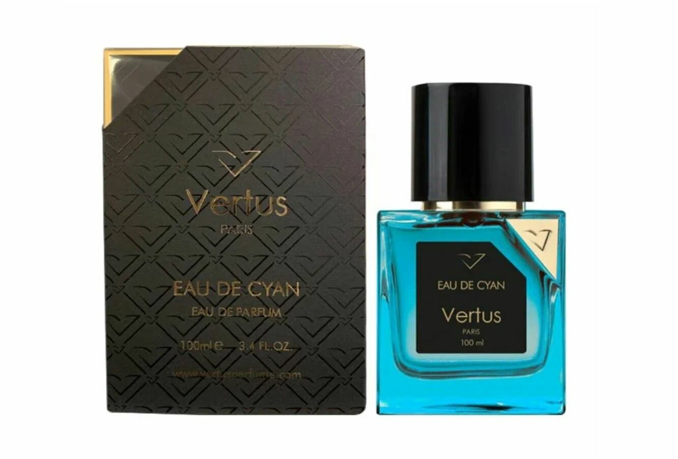 Парфюмерная вода Vertus Eau de Cyan 100 мл, фужерный, морской