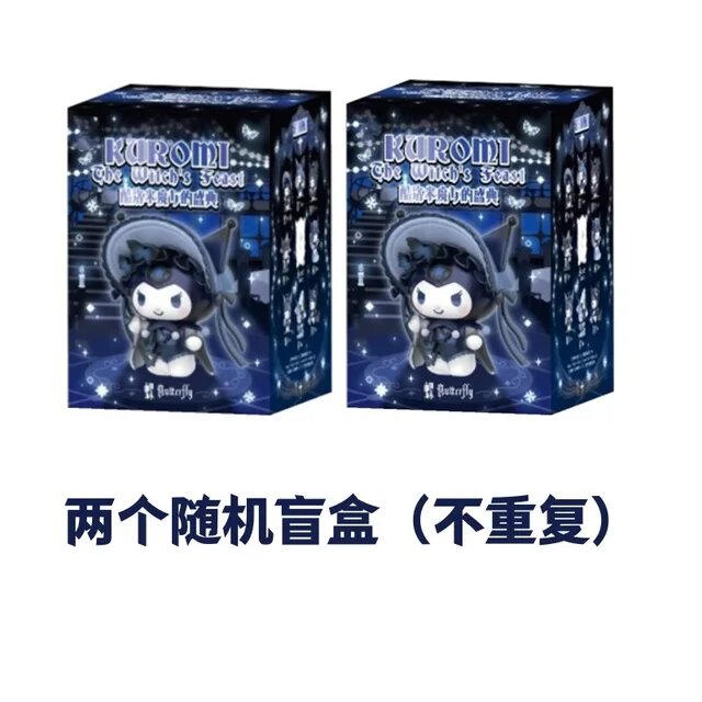 MINISO аниме-персонаж Starlight Party Magician Series Blind Boxes My Melody Kuromi Hello Kitty Piano Cute Toy Doll,