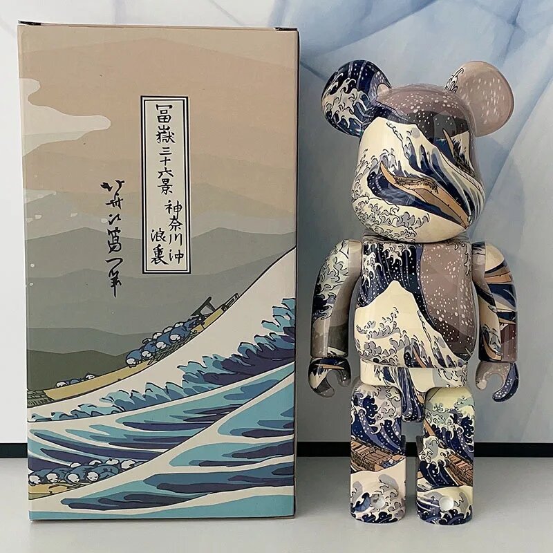 Bearbrick 400% Kanagawa Surf 28 см