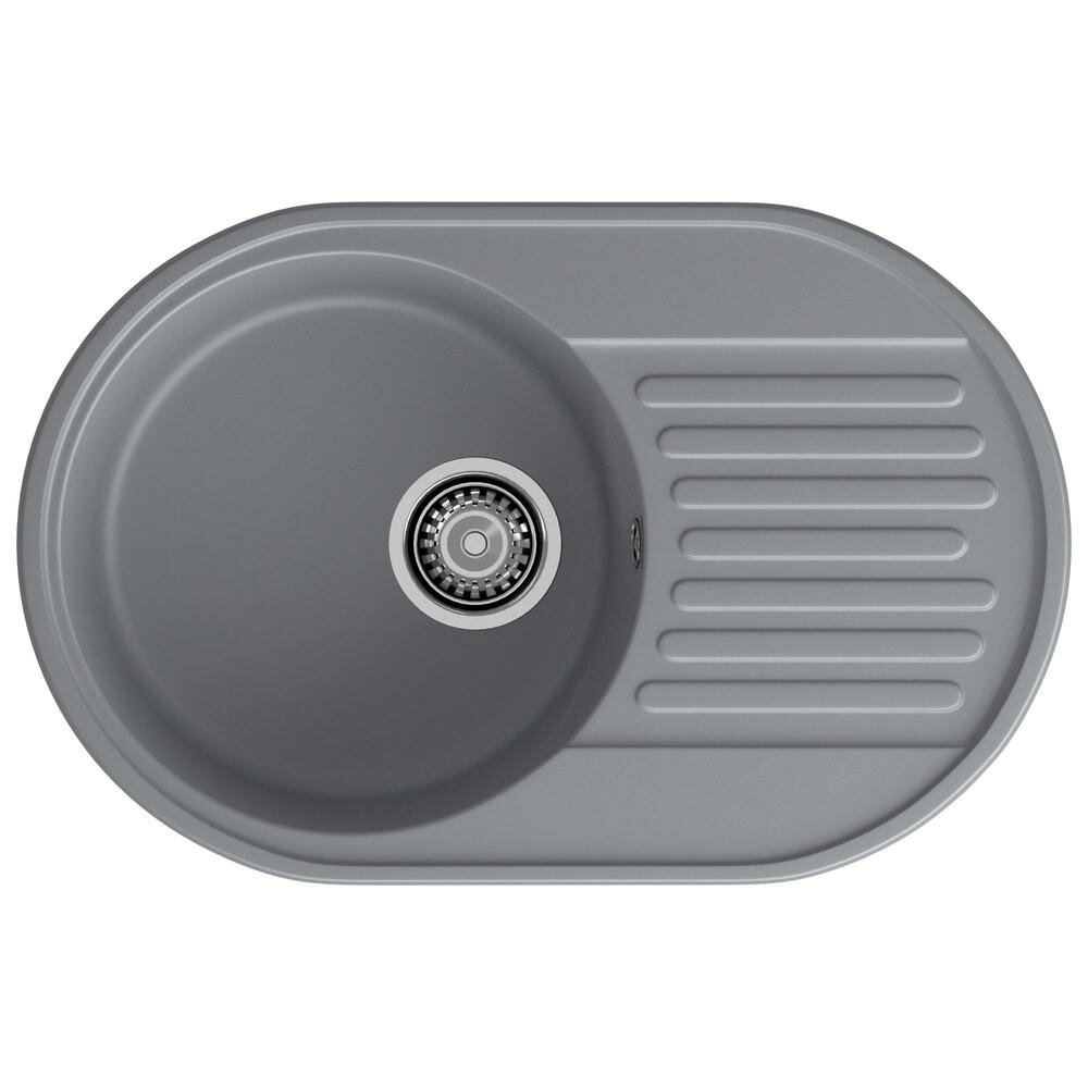 Кухонная мойка GranFest QUARZ 18, темно-серый