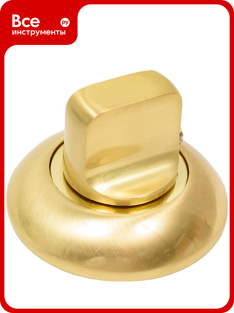 Поворотная ручка ARMADILLO BKW8. R. LD54 (BKW8) SG/GP-4 матовое золото/золото 19185, для установки входные двери