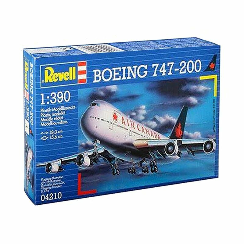 Revell модель Boeing 747-200 1/390