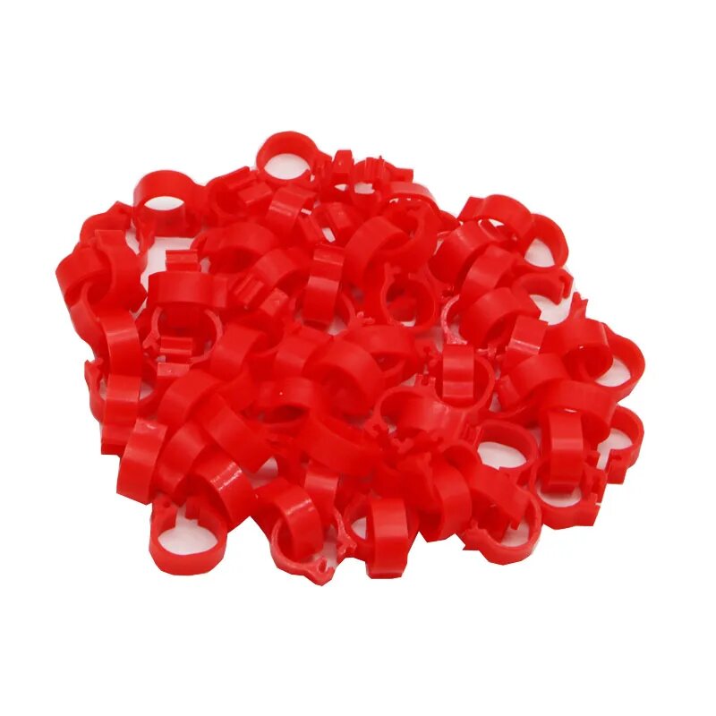 Кольца для голубей 8 мм пластиковые 100 шт