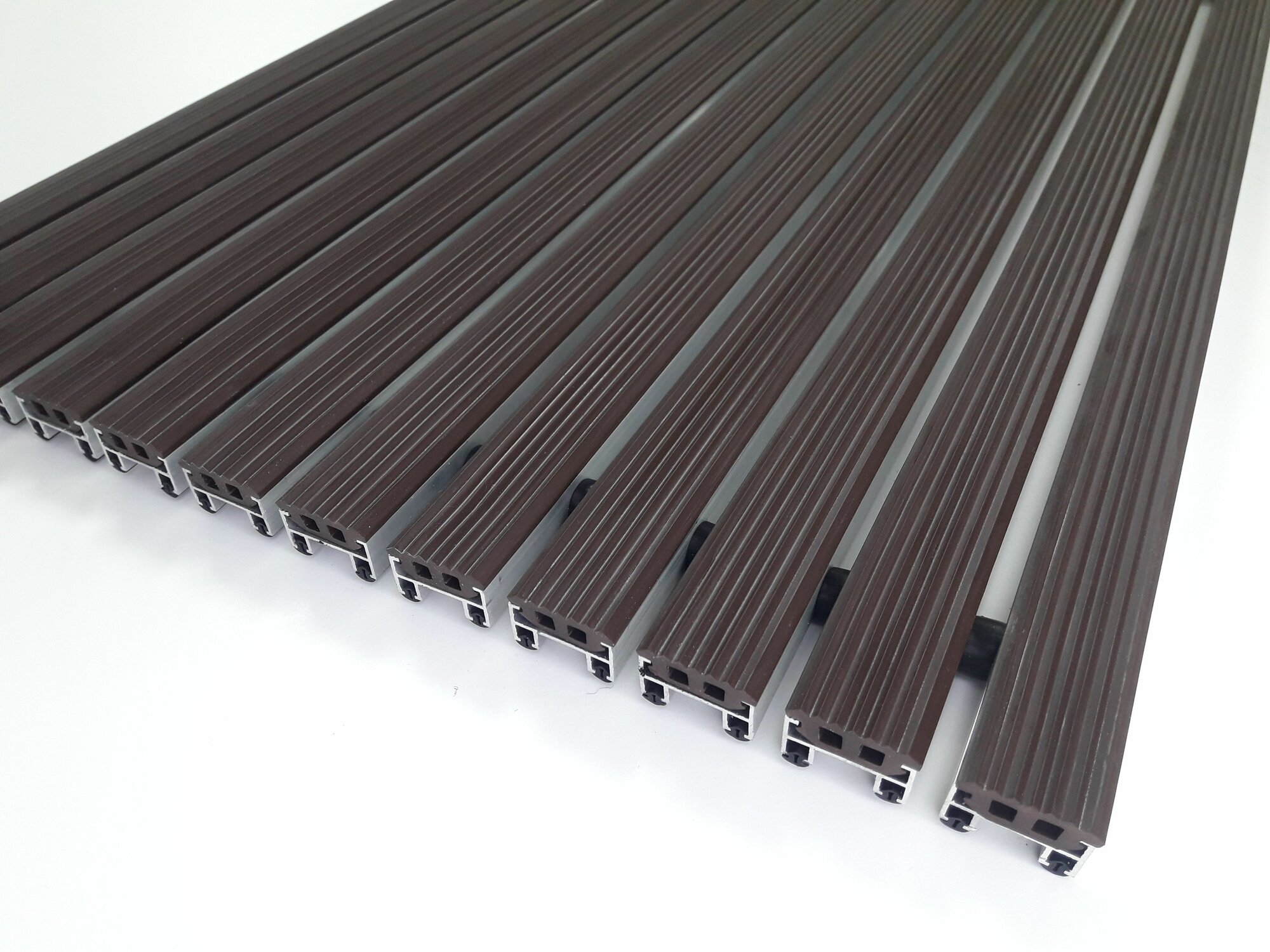 Грязезащитная решетка 500х900 мм резина + резина цвет коричневый