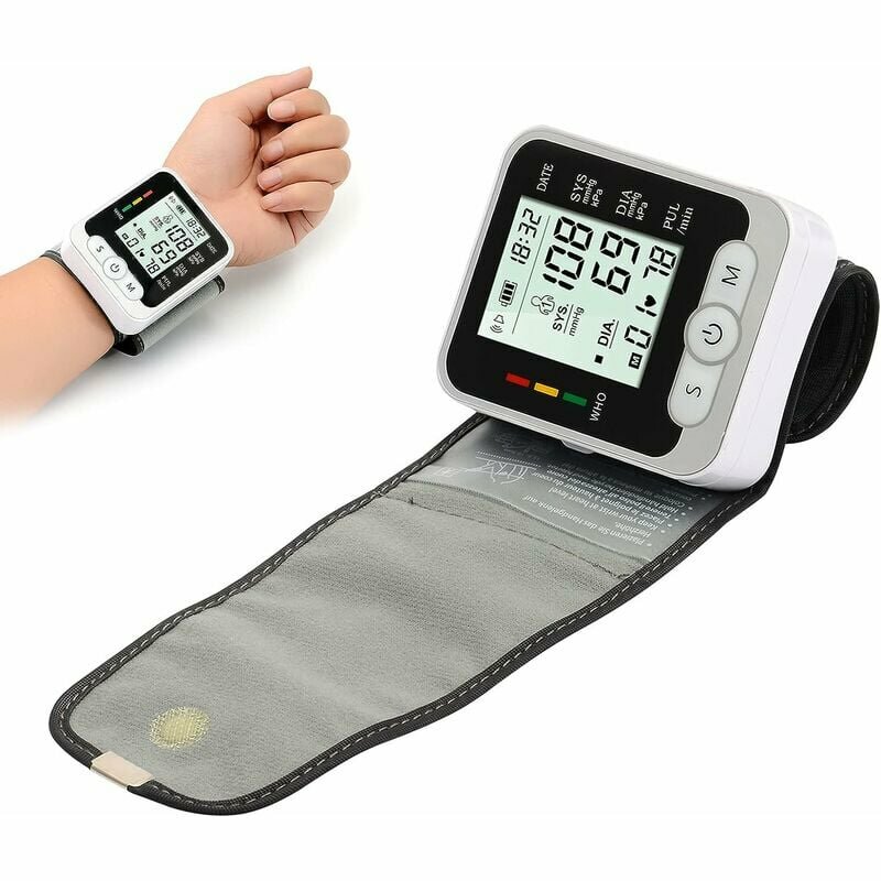 Tensiomètre Portables Numériques Au Poignet, Tensiomètre Professionnel Au Poignet Tensiomètre Numérique Portable Domestique