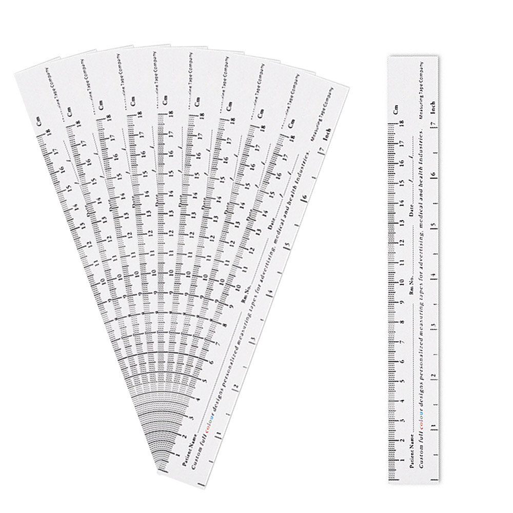 Намотанная линейка Educare 18 см / 7 дюймов (бумажная) Намотанная измерительная лента