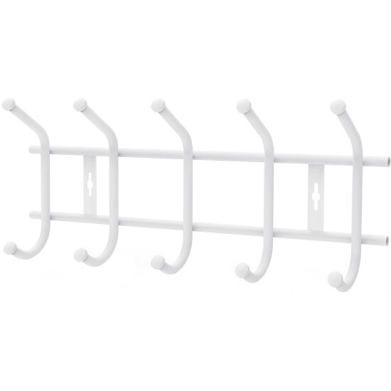 Вешалка Nika НИКА ВНТ5М настенная, матовый белый (ВНТ5М/МБ)