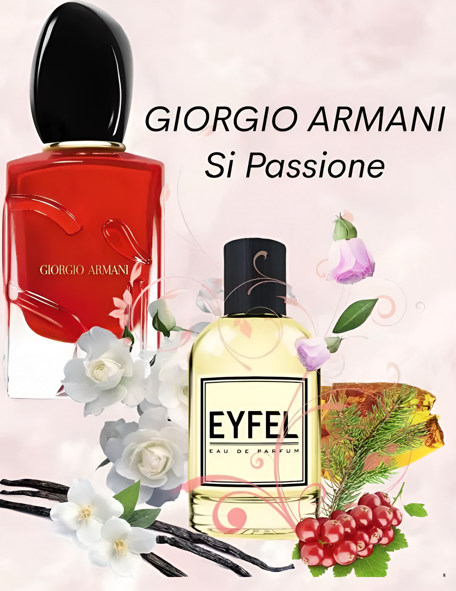 Духи женские EYFEL W190 Si Passione, женский цветочный аромат, парфюм 50мл