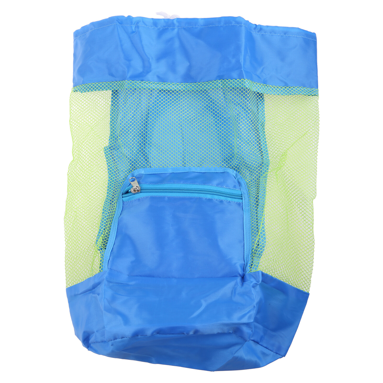 Сумка для хранения пляжных игрушек, пляжный рюкзак, складная сумка на шнурке, синяя