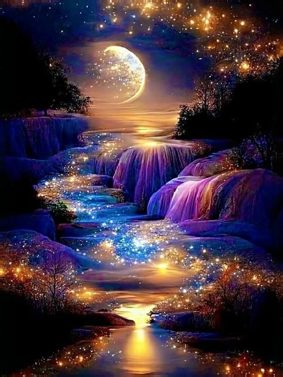 Алмазная мозаика 40 х 50 см, набор с 28 цветами и стразами на холсте с деревянным подрамником, полный комплект инструментов (стилус, лоток, гель, крючки, гвозди) для детей и взрослых