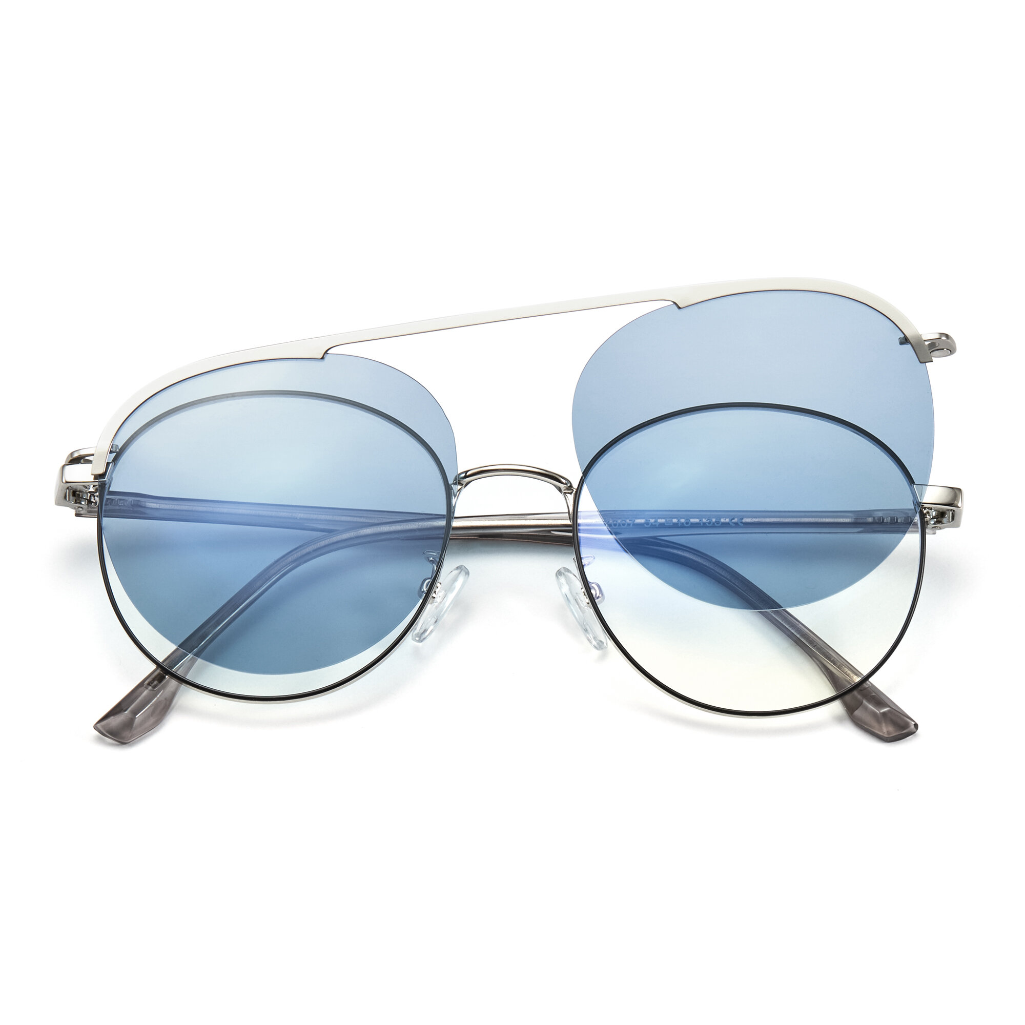 CYXUS Stainless Steel Round Sunglasses Women's OneSize