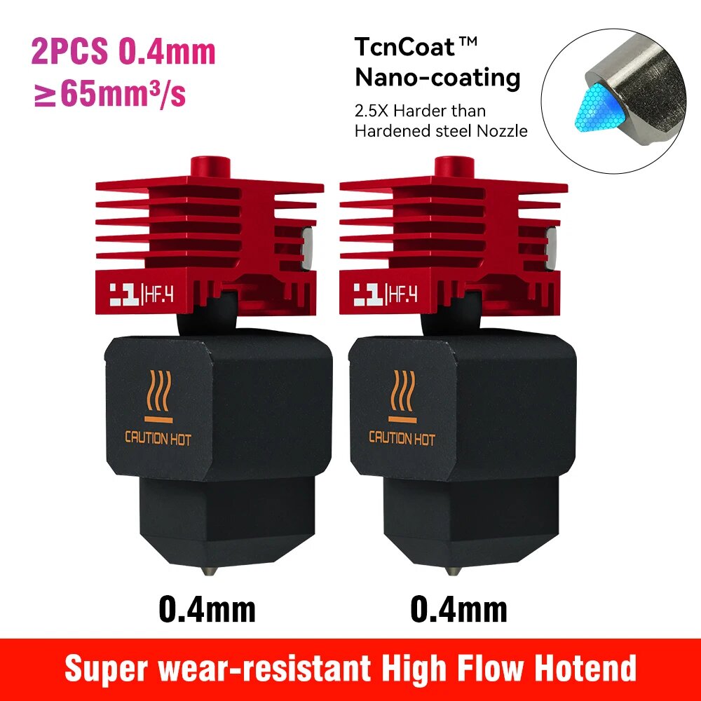 KINGROON H2D Highflow Hotend, 2шт, 0.4 мм